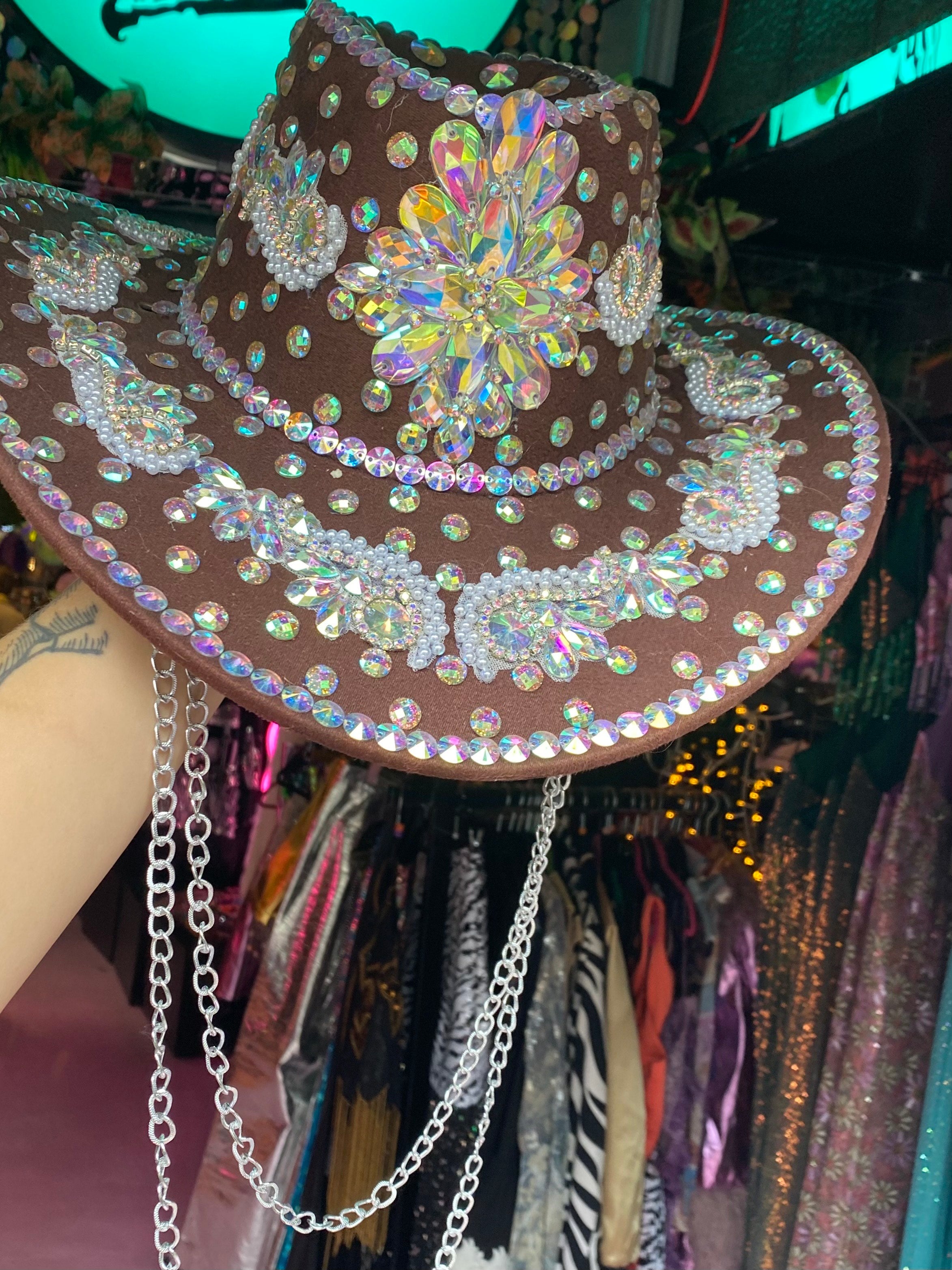 Sand Rodeo Cowboy Hat | | Rave and Festival clothing on Wild Thing